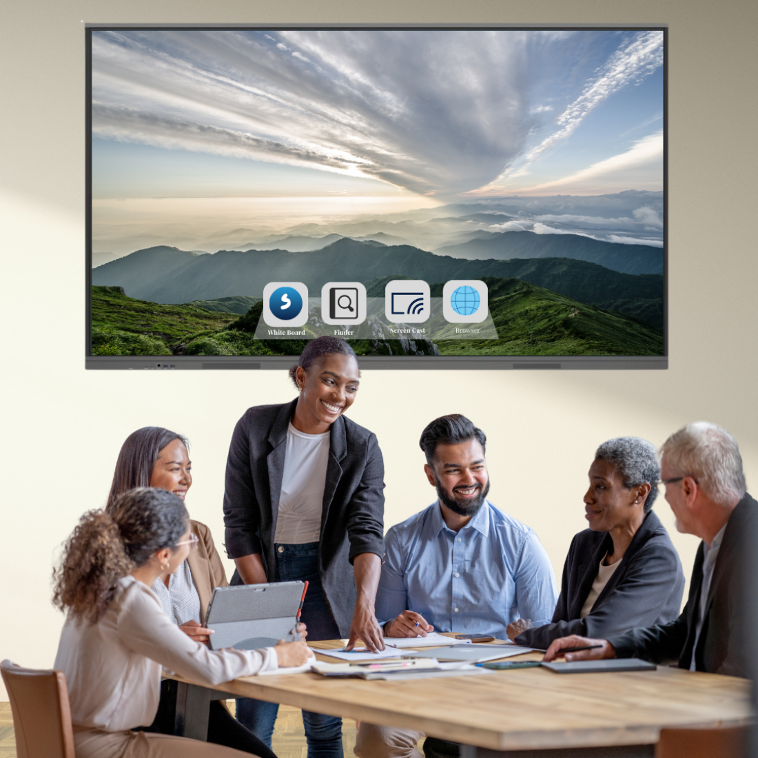 110" inch Interactive Flat Panel | HS-110IRA432